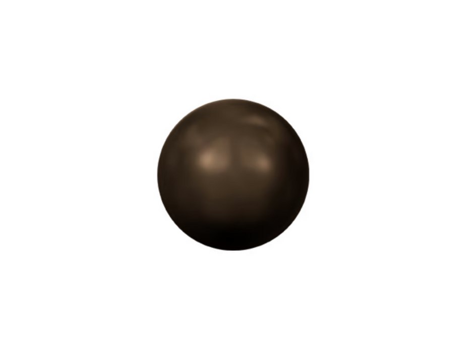 Swarovski 5810 Pearl - 4mm - Deep Brown - 20 pcs – The Beading Company